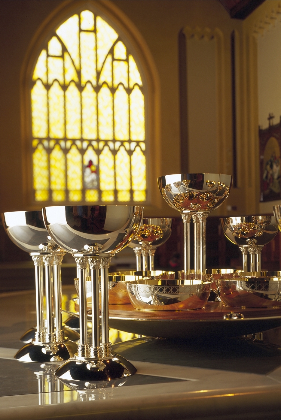 Flynn Silver Communion Vessels - Australian Catholic Liturgical Art